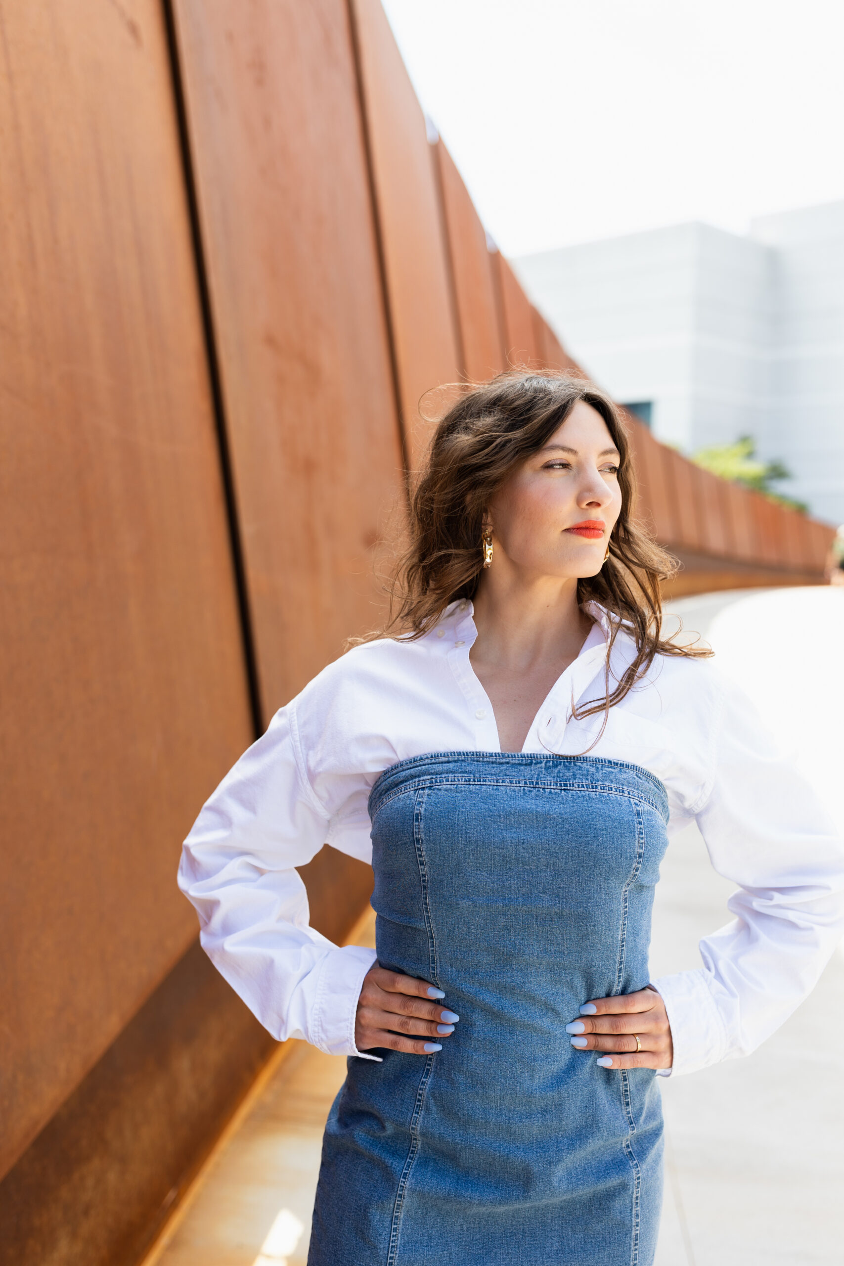 Denim Fashion Photoshoot | Sustainable Thrifted Editorial - PunkMed